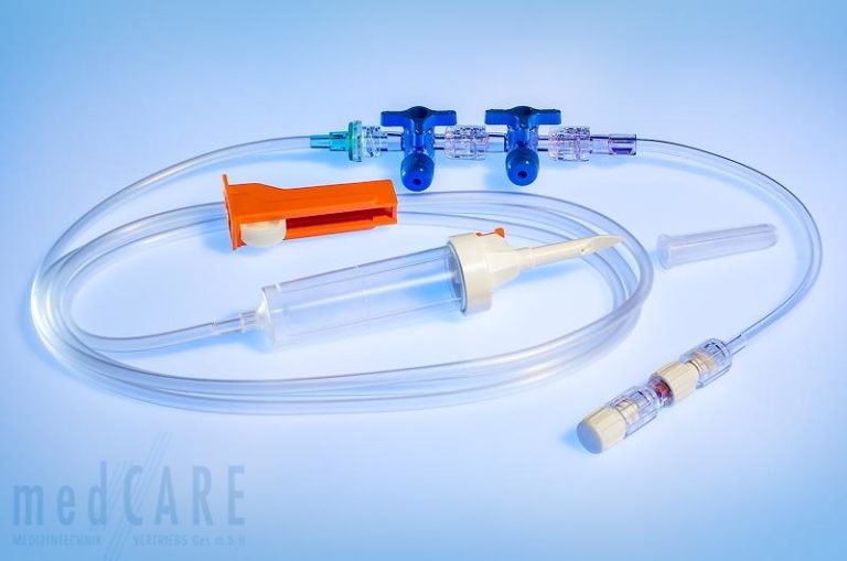 TIVA Set - Rückschlagventile patientennah und vor Infusionsbesteck ...